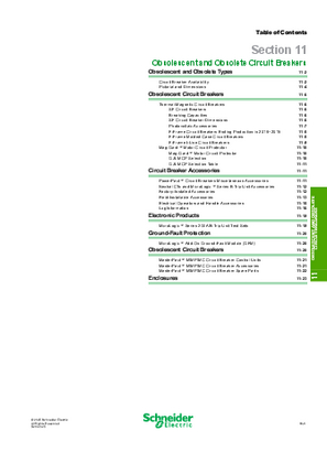 Supplemental Digest 11: Obsolescent and Obsolete Circuit Breakers ...