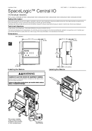 SpaceLogic™ Central IO | Schneider Electric