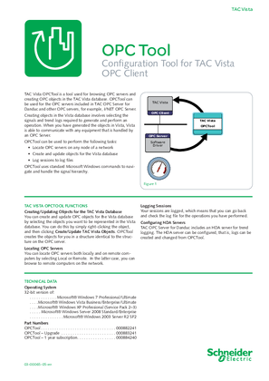 OPC Tool Configuration Tool for TAC Vista OPC Client Technical leaflet ...