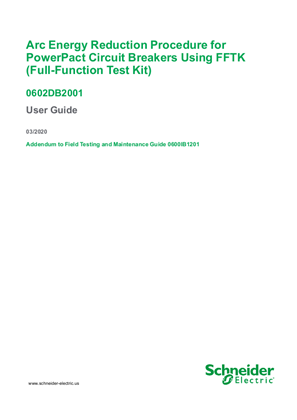 Arc Energy Reduction Procedure for PowerPacT Circuit Breakers Using ...
