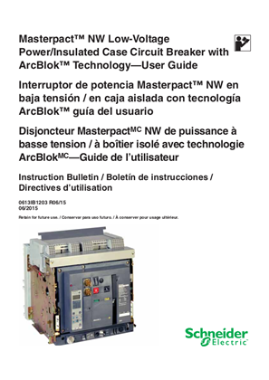 MasterPacT NW Low-Voltage Power/Insulated Case Circuit Breaker ...