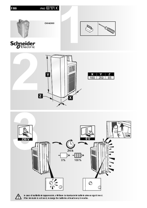 Instruction sheet FA6 Notice de montage | Schneider Electric