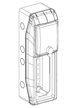 Mureva Enclosure for 1 interlocked socket outlet - 3D CAD | Schneider ...