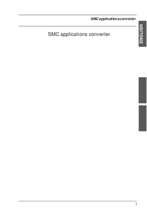 Application converter SMC to PL7 Pro/Junior User guide | Schneider Electric