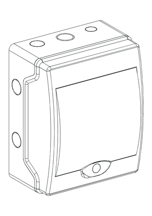 Mureva Mini Enclosure 6 modules - 3D CAD | Schneider Electric