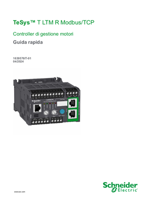 LTM R Modbus / TCP - Quick Start Benutzerhandbuch | Schneider Electric