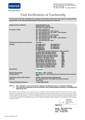 SEMKO Certificate | Schneider Electric