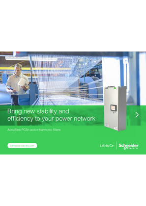 AccuSine PCSn eBrochure_2018-06-06 | Schneider Electric
