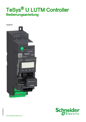 TeSys U LUTM Controller Bedienungsanleitung Benutzerhandbuch ...