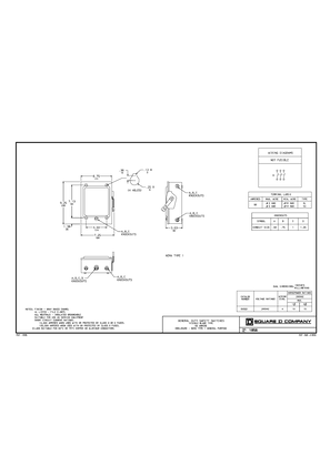 Technical drawing for 2D CAD: General Duty Safety Switches, 60A ...