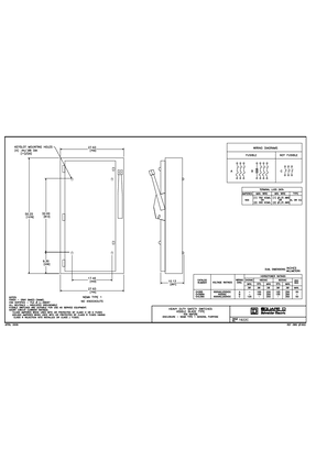 400A 3P 600V Type 1 Technical drawings | Schneider Electric