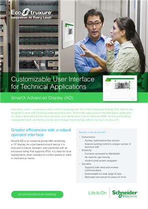 SpaceLogic Advanced Display Flyer | Schneider Electric