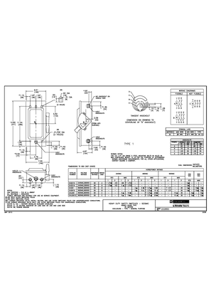 HEAVY DUTY SAFETY SWITCHES - SEISMICVISIBLE BLADE TYPE 30A ENCLOSURE ...