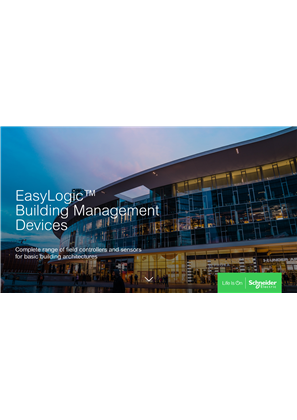 EasyLogic Building Management Devices- eBrochure | Schneider Electric