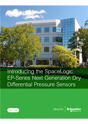 SpaceLogic EP-Series Pressure Sensors Brochure | Schneider Electric