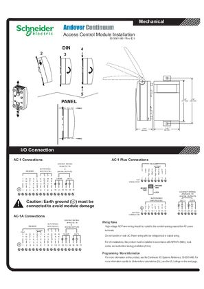 Access Control Module User guide | Schneider Electric