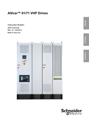 Altivar 61 and 71 VHP Drives Instruction Sheet | Schneider Electric USA