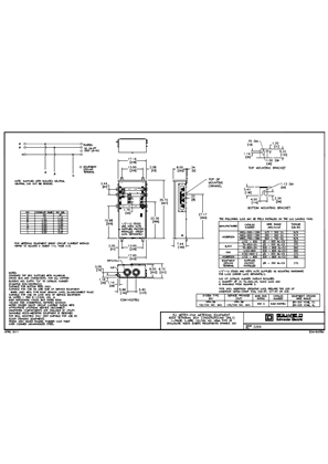 2D CAD drawing for EZM1400TBU Technical Drawing | Schneider Electric