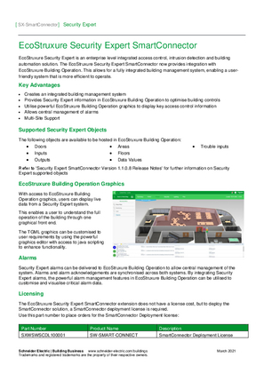 Security Expert - Smart Connector Extension - Specification Sheet ...