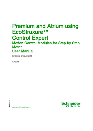 Premium and Atrium using EcoStruxure™ Control Expert - Motion Control ...