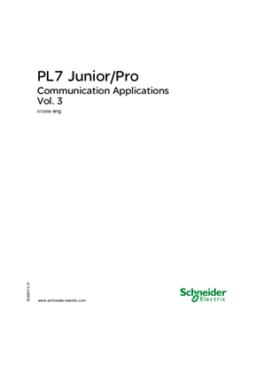 PL7 Junior/Pro, Communication Applications, Volume 3 User guide ...