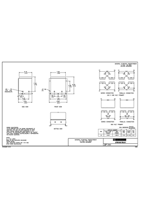 General-Purpose Transformer 15kVA 1PH 60hz 120-240V Secondary Technical ...