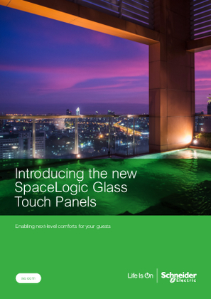 SpaceLogic Glass Touch Panel Brochure | Schneider Electric
