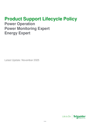 EcoStruxure Power Operation and Power Monitoring Expert Edge Control ...