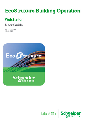 EcoStruxure Building Operation - WebStation User Guide | Schneider Electric