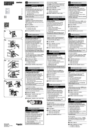 Soporte de montaje ARGUS-Instrucciones de montaje | Schneider Electric