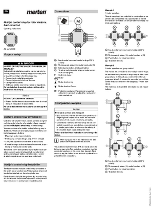 Multiple-control relay for roller shutters, flush-mounted-User Guide ...