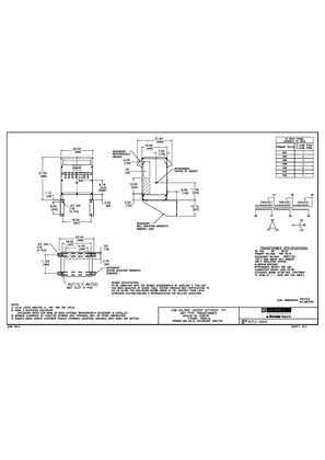 LV NRJ EFFICIENT TP1 DRY TYPE TRANSFO CATALOG NO EE30T3H 3P 30KVA ALU Technical drawings ...
