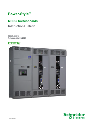 Power-Style QED-2 Switchboard User Guide | Schneider Electric