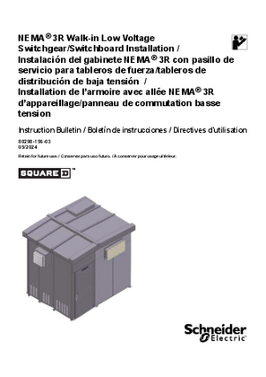 NEMA 3R Walk-in Low Voltage Switchgear/Switchboard Installation ...