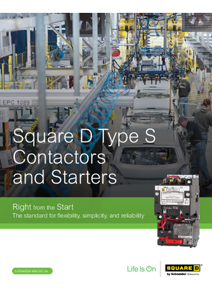 Square D Type S Contactors and Starters | Schneider Electric