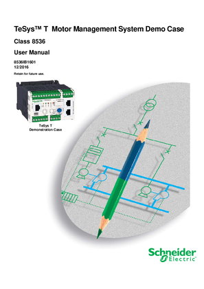 TeSys T Motor Management System Demo Case User Guide | Schneider Electric