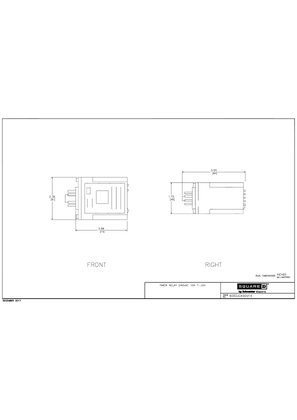 TIMER RELAY 240VAC 10A T-JCK CAD | Schneider Electric