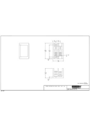 POWER DISTRIBUTION BLOCK 600V 175A T-LB | Schneider Electric