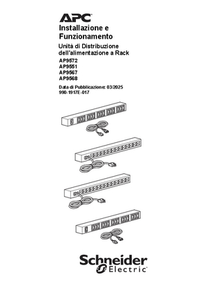 Installazione e funzionamento Unità di distribuzione dell’alimentazione ...