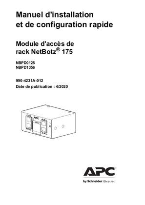 Manuel d'installation et de configuration rapide Module d'accès de rack ...
