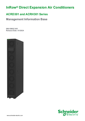 InRow DX ACRD301 and ACRH301 Series Management Information Base Guia do ...