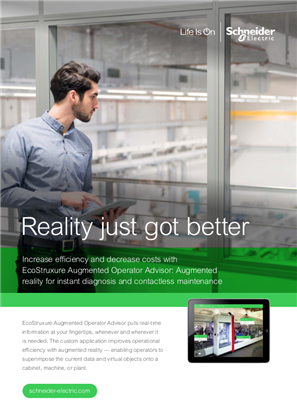 EcoStruxure Augmented Operator Advisor - Brochure | Schneider Electric