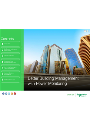 Better Building Management with Power Monitoring | Schneider Electric