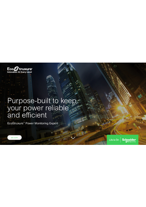 Power Monitoring Expert eBrochure (2.0) | Schneider Electric