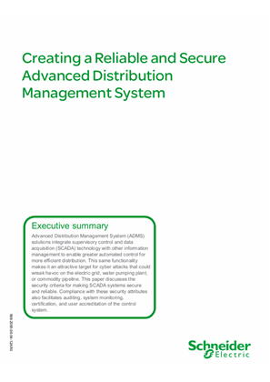 Creating a Reliable and Secure Advanced Distribution Management System ...