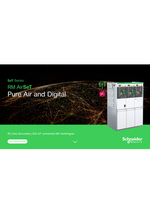 RM AirSeT SF6free Ring Main Unit eBrochure | Schneider Electric