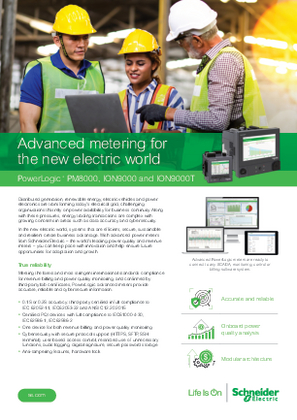 Advanced Metering Flyer | Schneider Electric