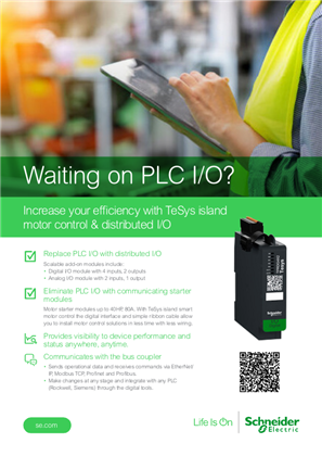 TeSys island PLC IO Brochure | Schneider Electric