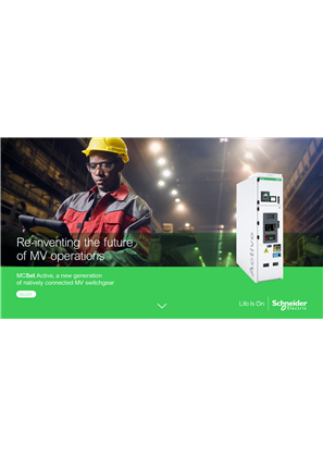 MCSet MV switchgear Active eGuide Brochura | Schneider Electric