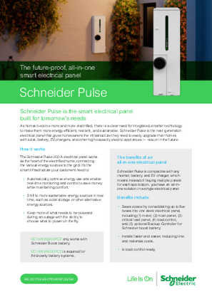Schneider Pulse - The future-proof, all-in-one smart electrical panel ...